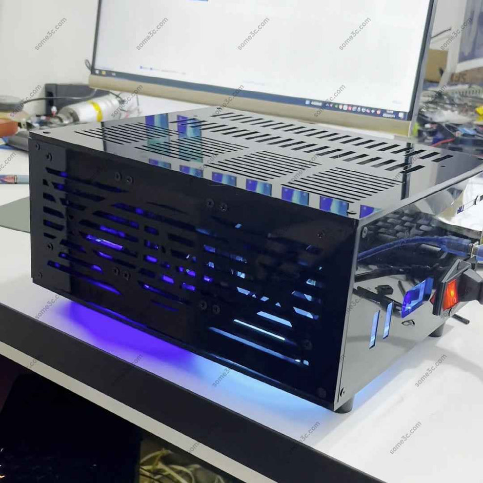 Acrylic RGB 20 Mobile phone Chassis farm SmartPhone Group Control Box ...